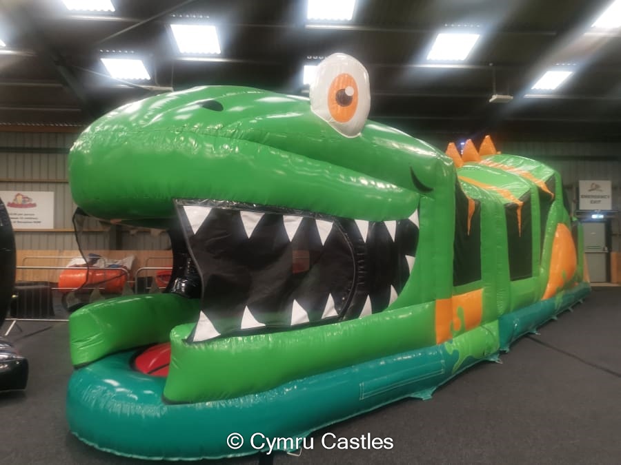 Lizard Inflatable Obstacle Course - Bouncy Castle Hire in Ceredigion ...